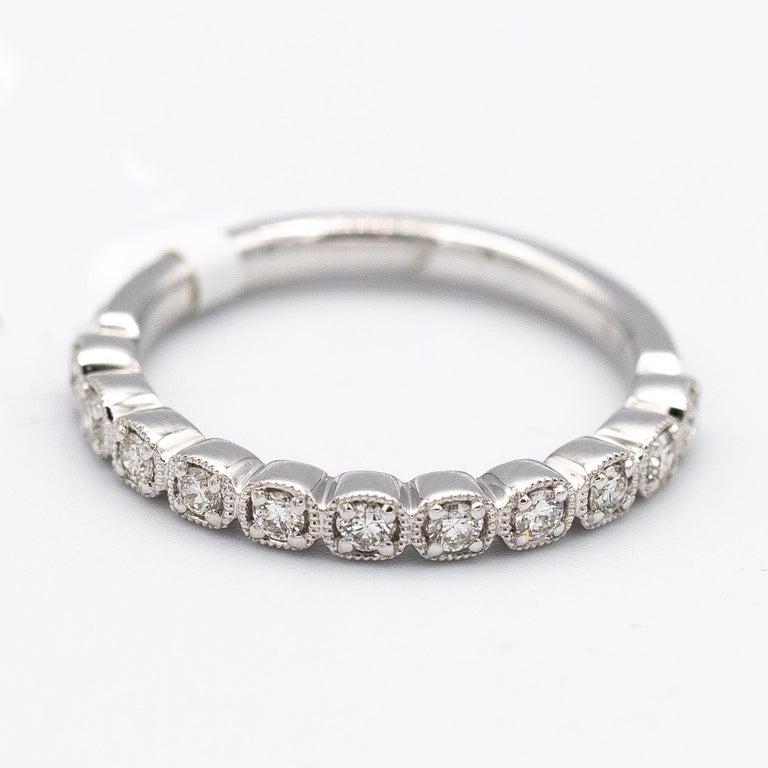 Diamond .30 Carat Ring 18 Karat White Gold at 1stDibs | 30 carat ...