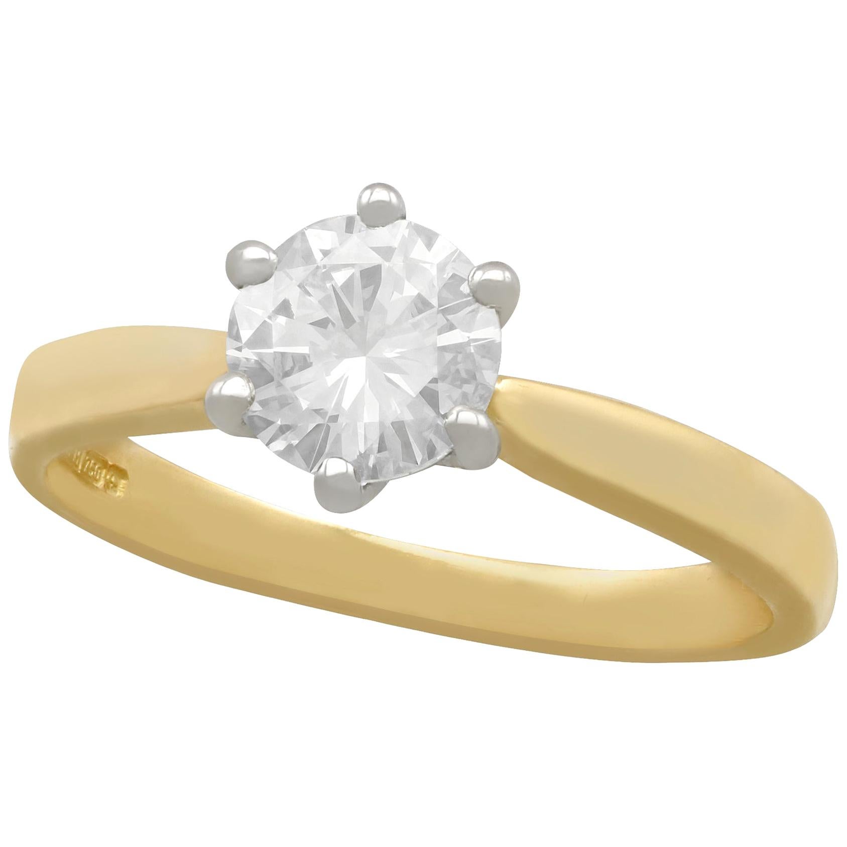 JAR Rare Diamond Gold Solitaire Ring For Sale at 1stDibs | jar ...