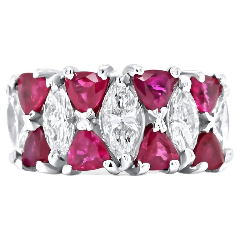 Diamond and Ruby Ring For Sale at 1stDibs