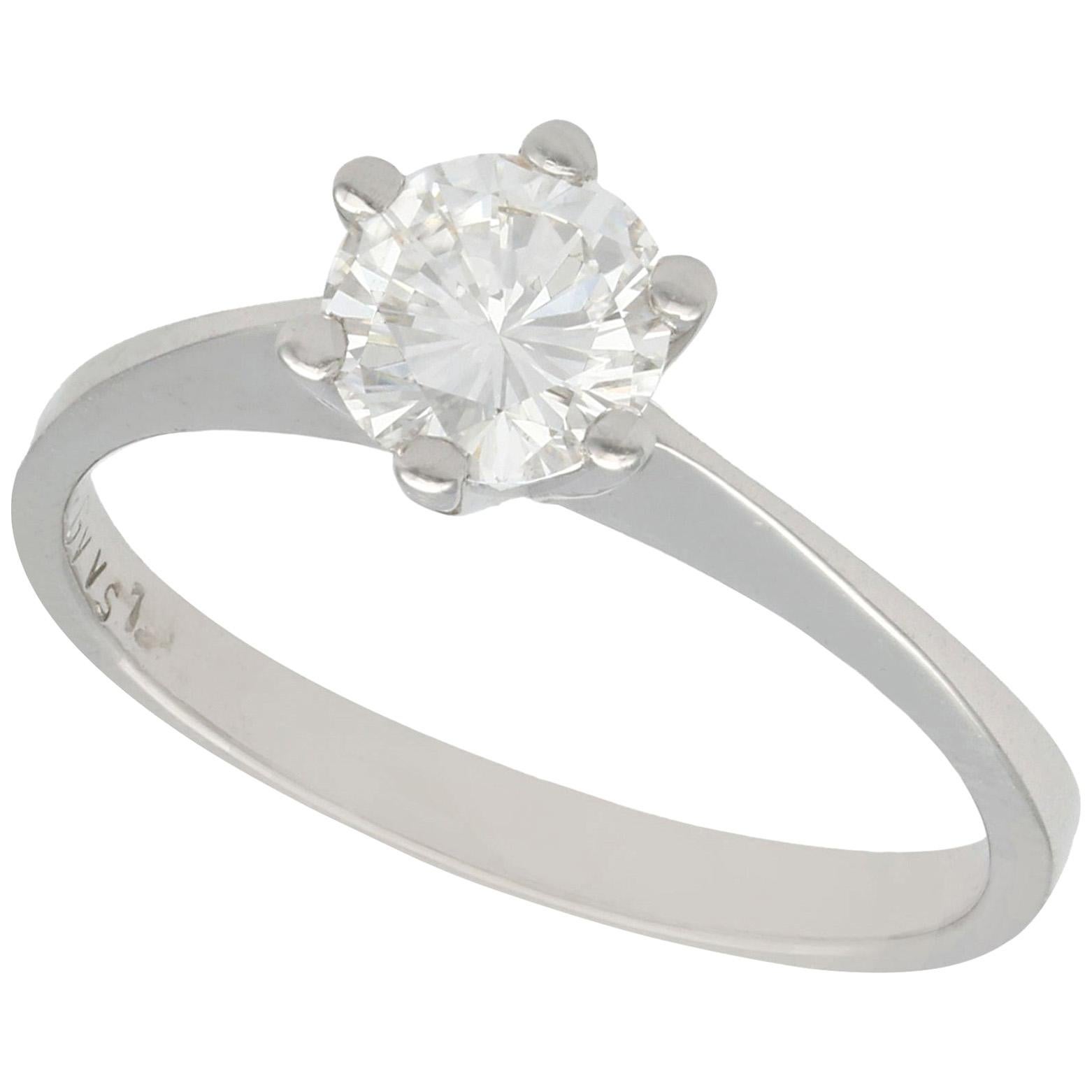 Single Stone Solitaire Diamond Ring For Sale at 1stDibs