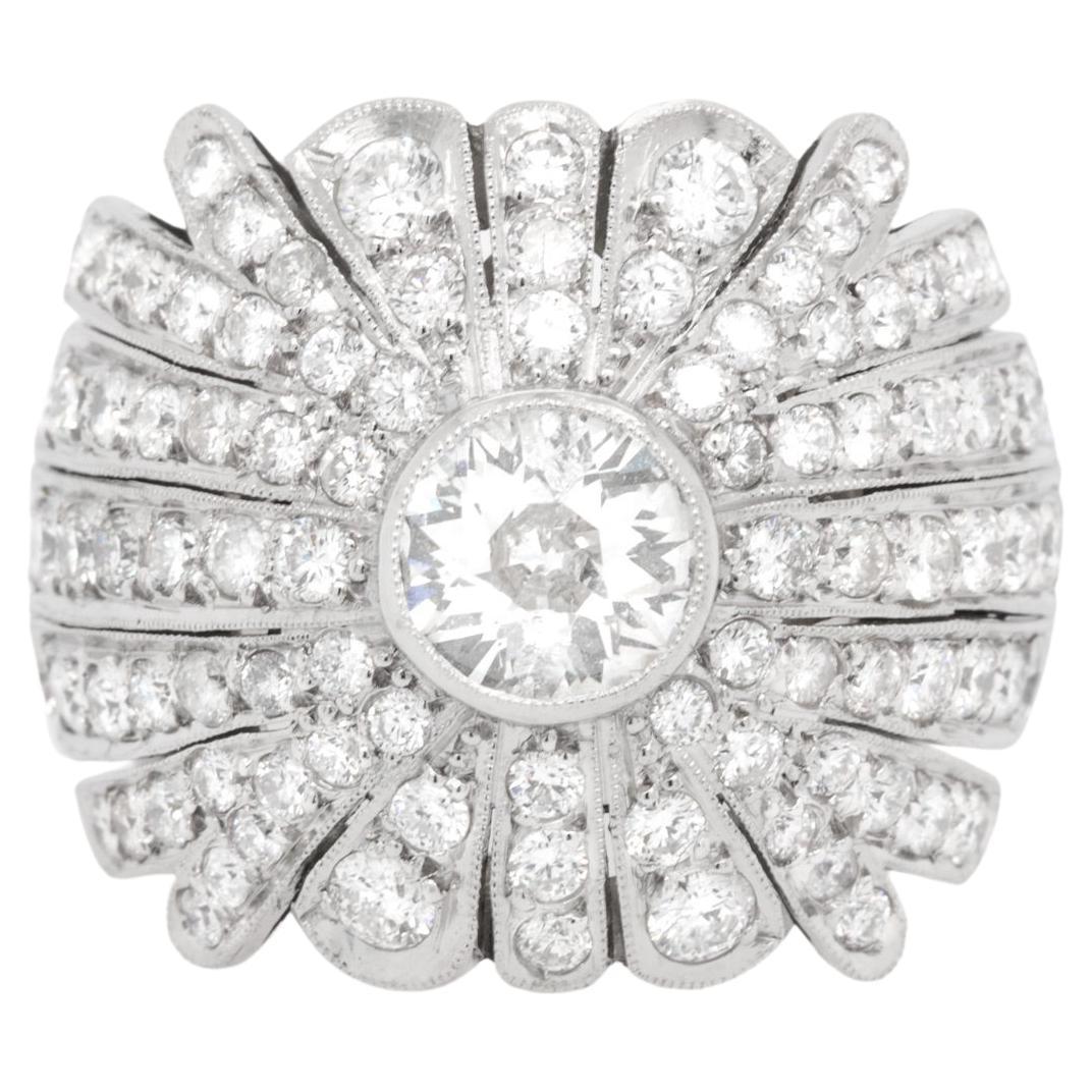 Incredible 70.99 Carat Spodumene Diamond Gold Ring at 1stDibs ...