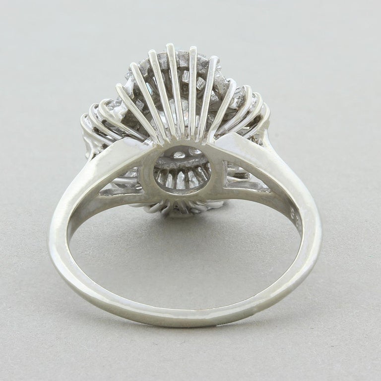 Diamond Ballerina Gold Engagement Ring at 1stDibs | ballerina style ...