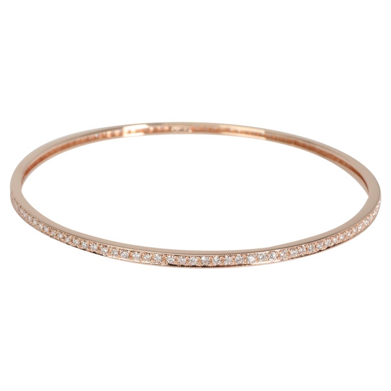 Diamond Bangle in 18k Rose Gold 1.75 CTW For Sale at 1stDibs