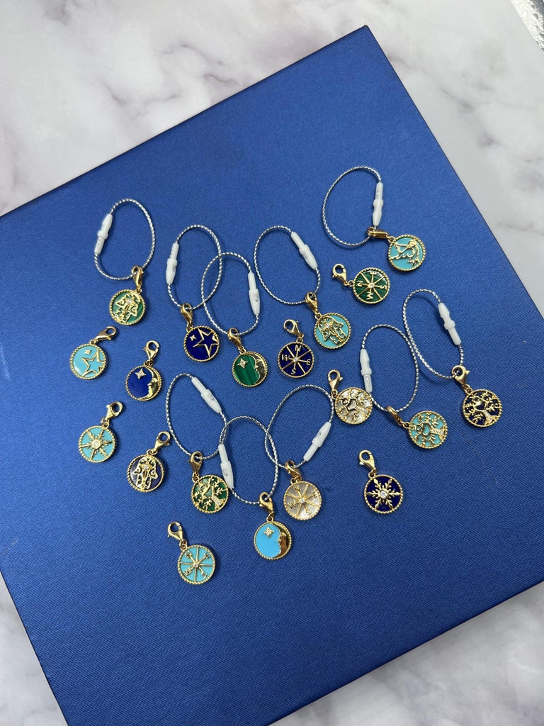 Diamond Blue Teal Turquoise Hamsa Hand Palm 18 Karat Yellow Gold ...