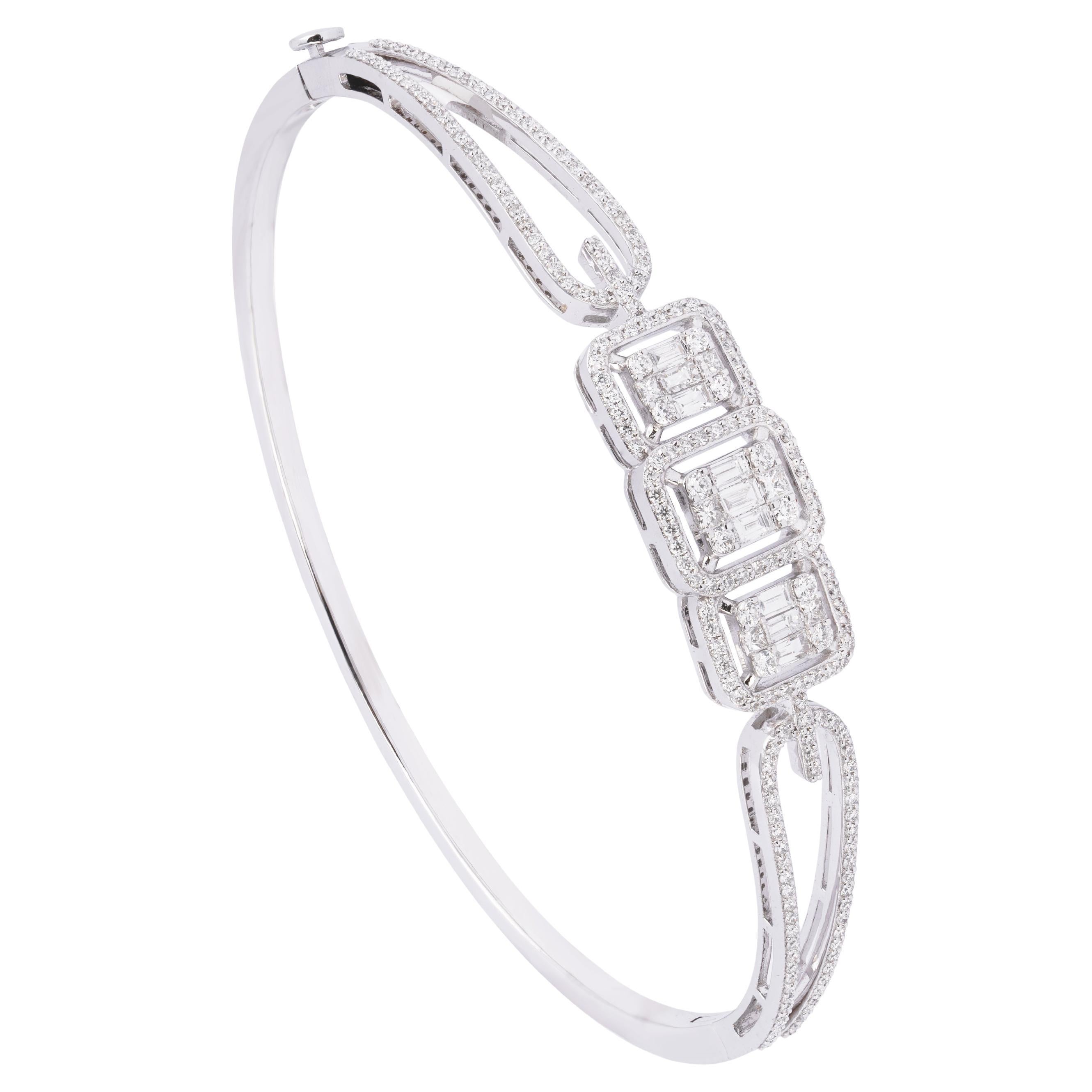 14k gold Diamond Bracelet at 1stDibs