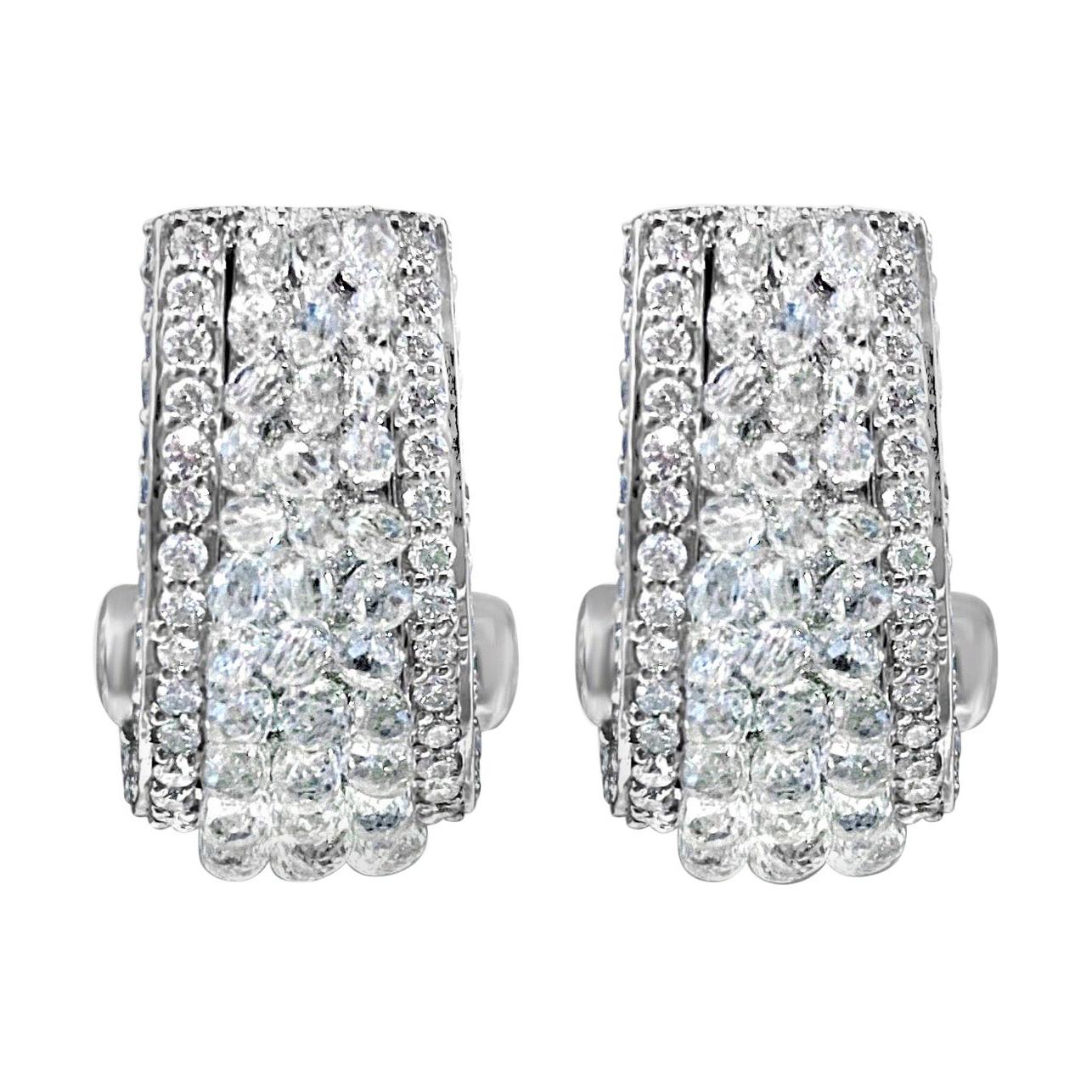 Large Ear Clip with Brilliant For Sale at 1stDibs