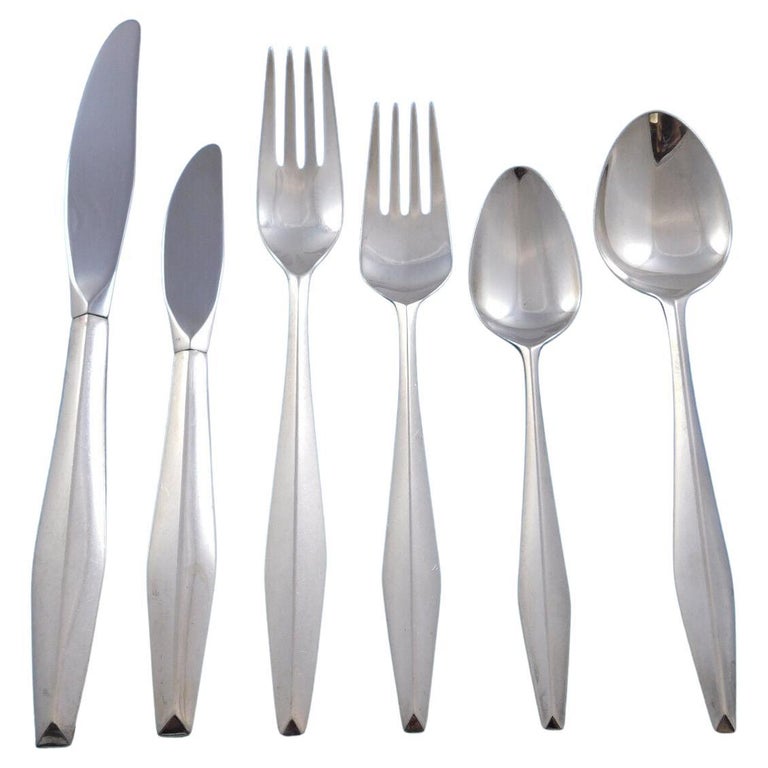 Diamond by Reed and Barton Sterling Silver Cutlery Set Service 76 ...