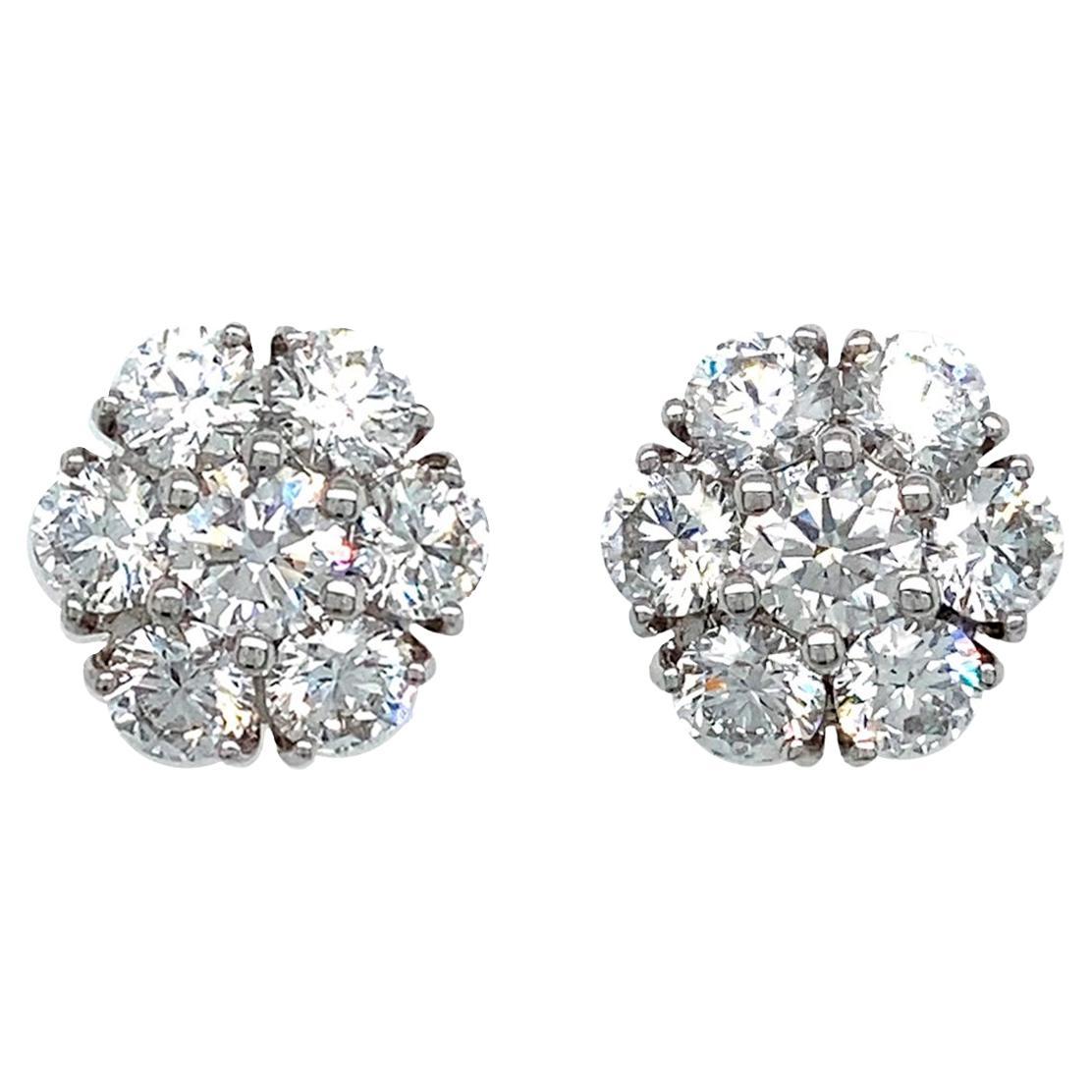 Alexandrite and Diamond Earrings at 1stDibs