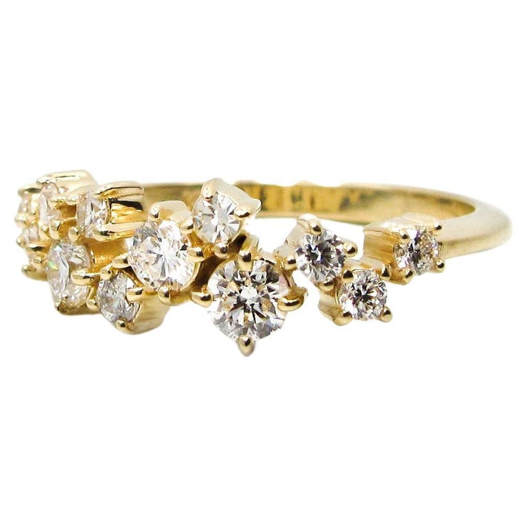 Diamond Cluster Ring For Sale at 1stDibs