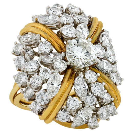 Henry Dunay Diamond And Ruby Ring at 1stDibs
