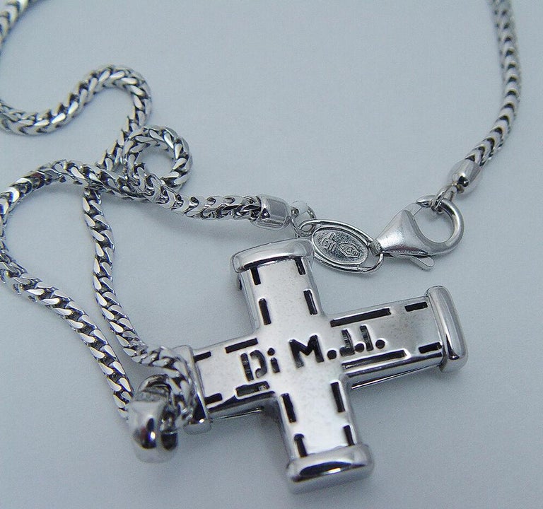 Diamond Cross Necklace Cross Pendant 18K Gold by Di Modolo For Sale at ...