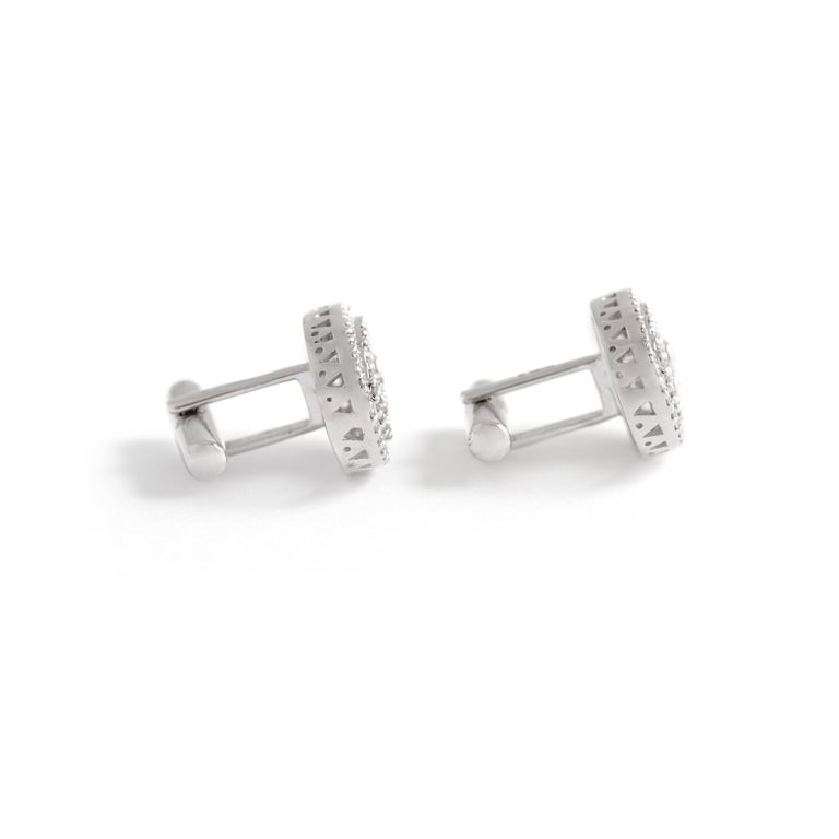 Diamond Cufflinks For Sale at 1stDibs