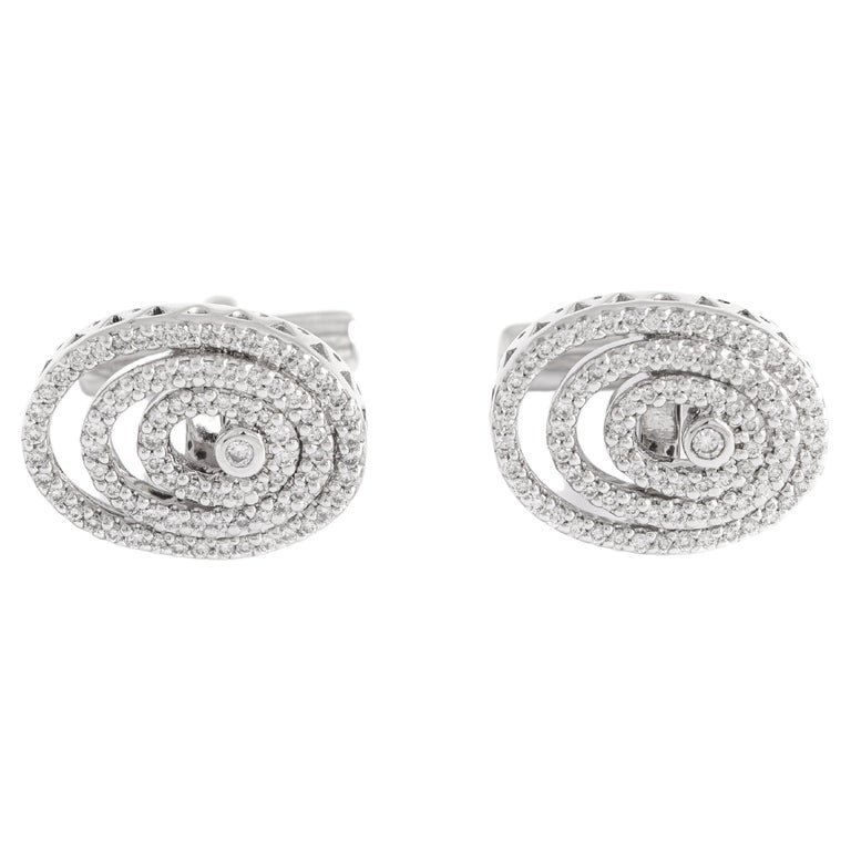 Diamond Cufflinks For Sale at 1stDibs