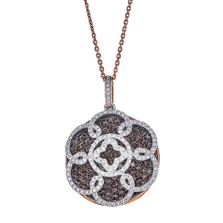 Diamond Designer Round Pendant 18 Kt Gold Fine Jewelry Collection By ...