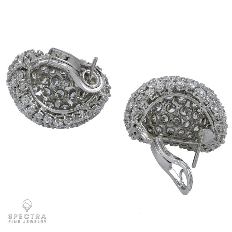 Spectra Fine Jewelry, Diamond Dome Earrings For Sale at 1stDibs