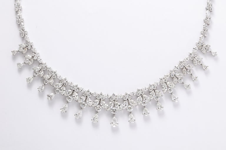 Diamond Drop Necklace For Sale at 1stDibs