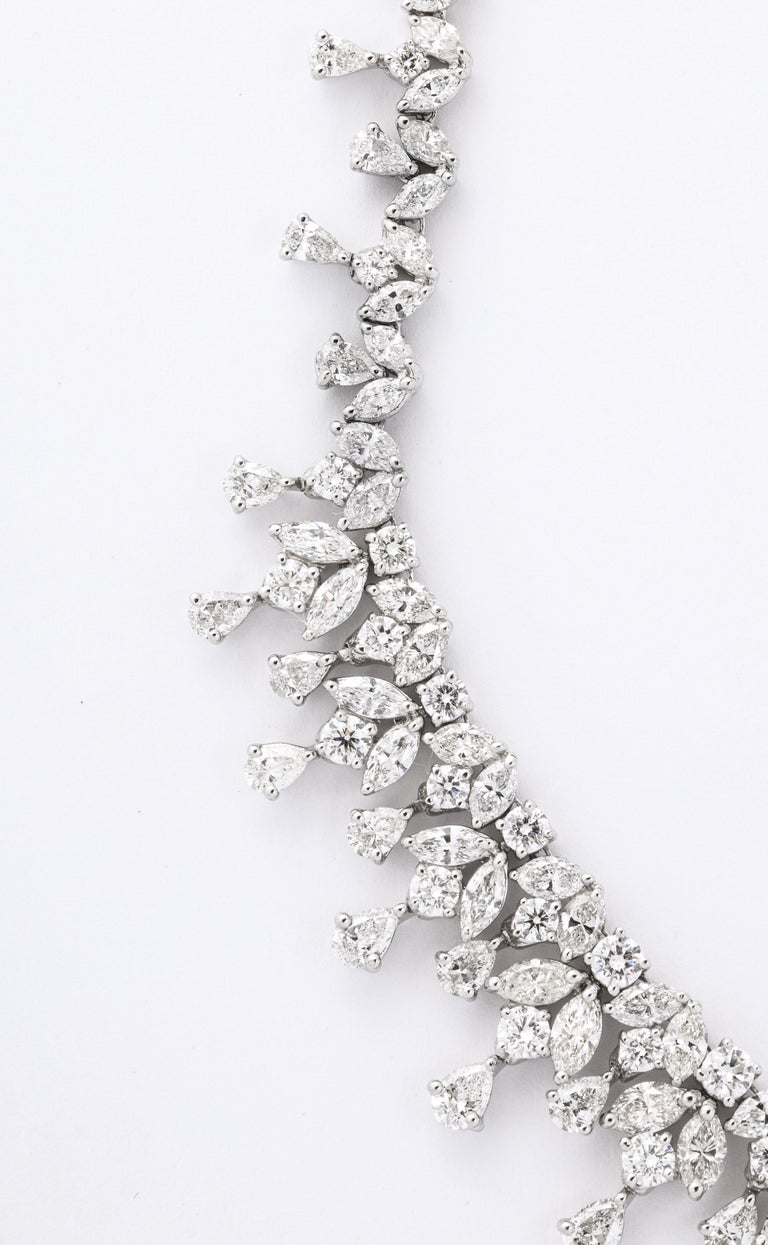 Diamond Drop Necklace For Sale at 1stDibs
