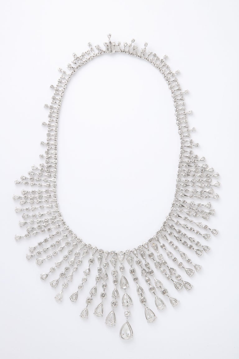 Diamond Drop Necklace For Sale at 1stDibs | drop diamond necklace ...