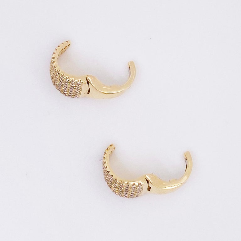 Diamond Ear Cuff Set 14K Yellow Gold Diamond Earring Cuffs 1/2 Carat 0. ...