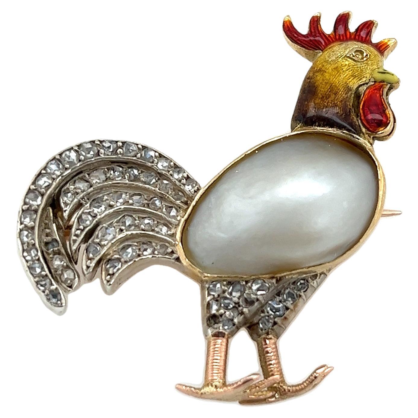 Artdeco Platinum Diamond Brooch Set with 1.80ct Round and Baguette Diamonds For Sale at 1stDibs