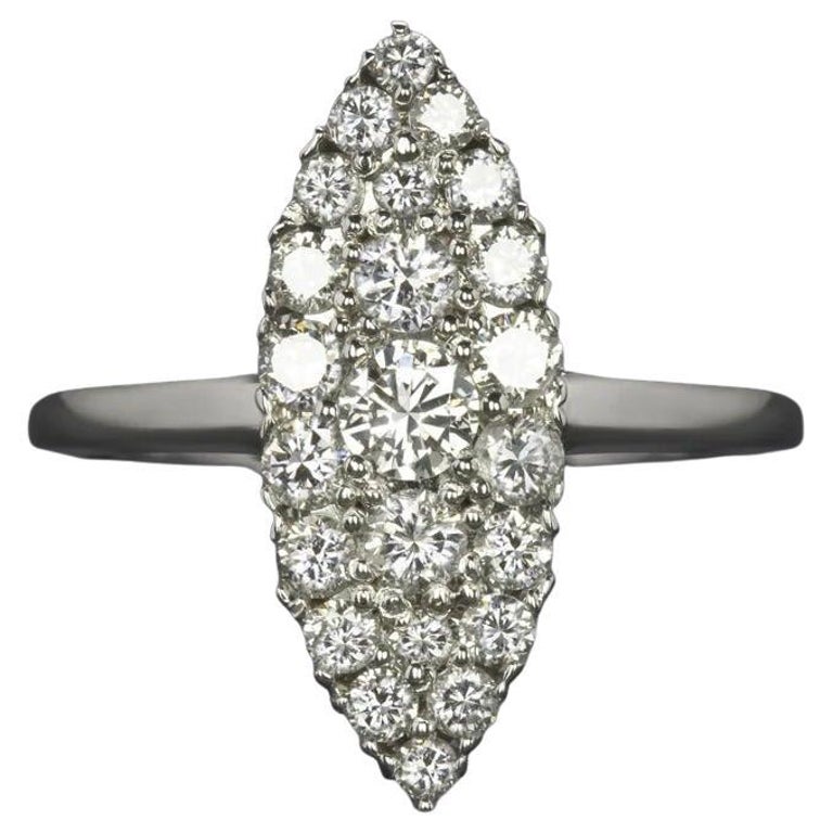 Diamond Encrusted Cocktail Ring For Sale at 1stDibs