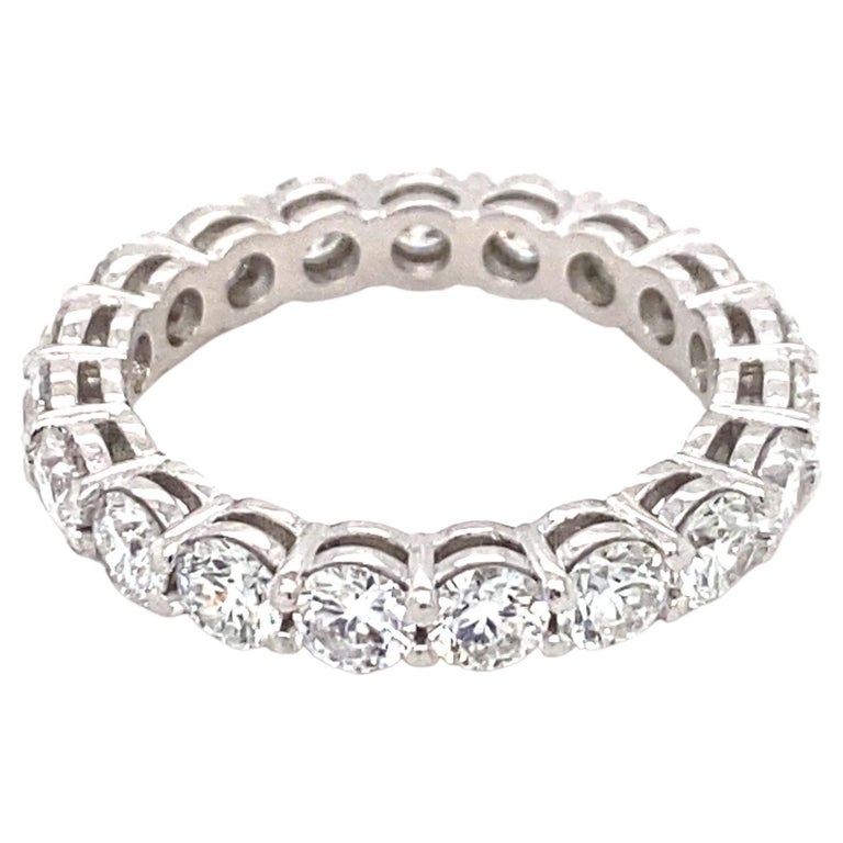 Diamond Eternity Band Ring Carats D/E Colors VVS/VS For Sale at 1stDibs