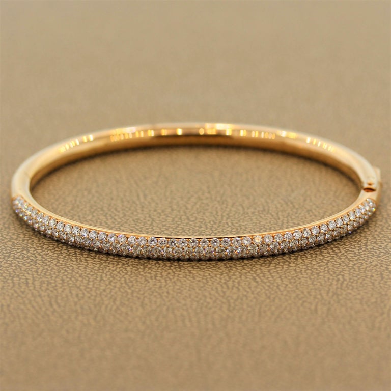 Diamond Gold Hard Bracelet For Sale (Free Shipping) at 1stDibs