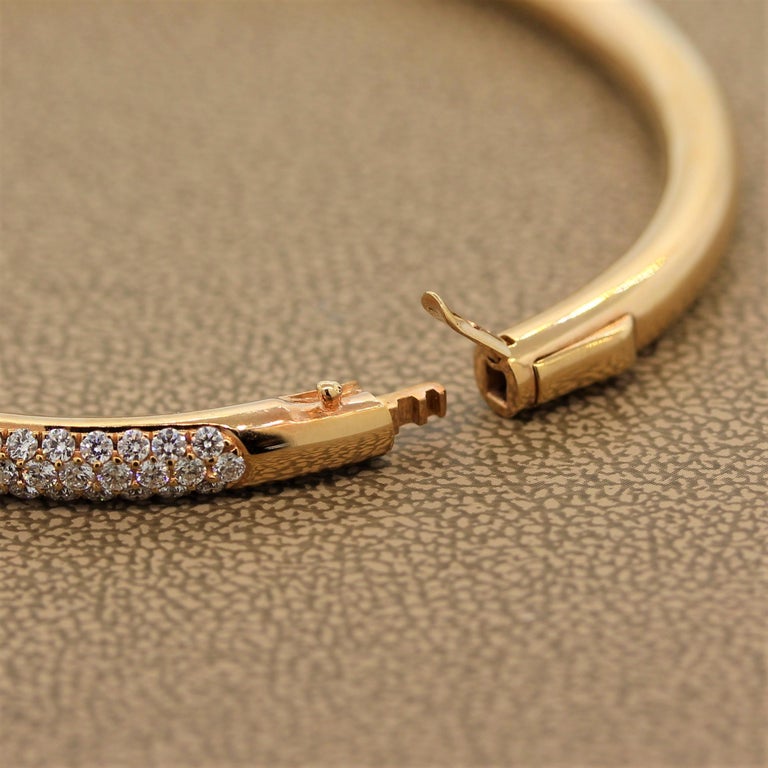 Diamond Gold Hard Bracelet For Sale (Free Shipping) at 1stDibs