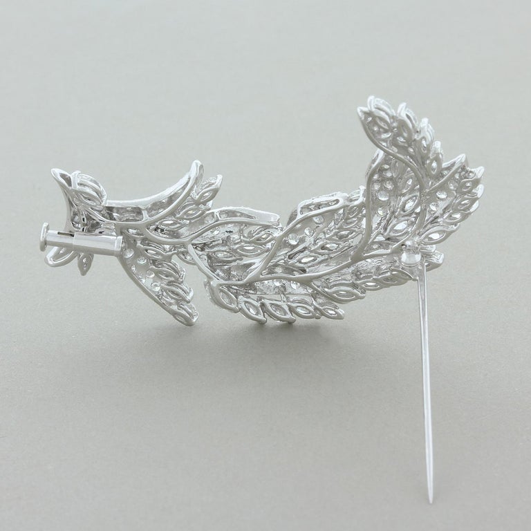 Diamond Gold Wheat Pin Brooch For Sale at 1stDibs | wheatpin