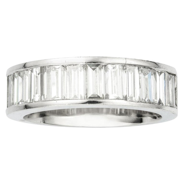 Customizable Diamond Half Eternity Ring For Sale at 1stDibs