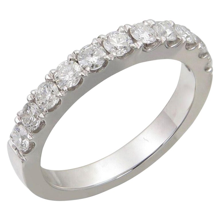 Half Eternity Diamond Ring For Sale at 1stDibs