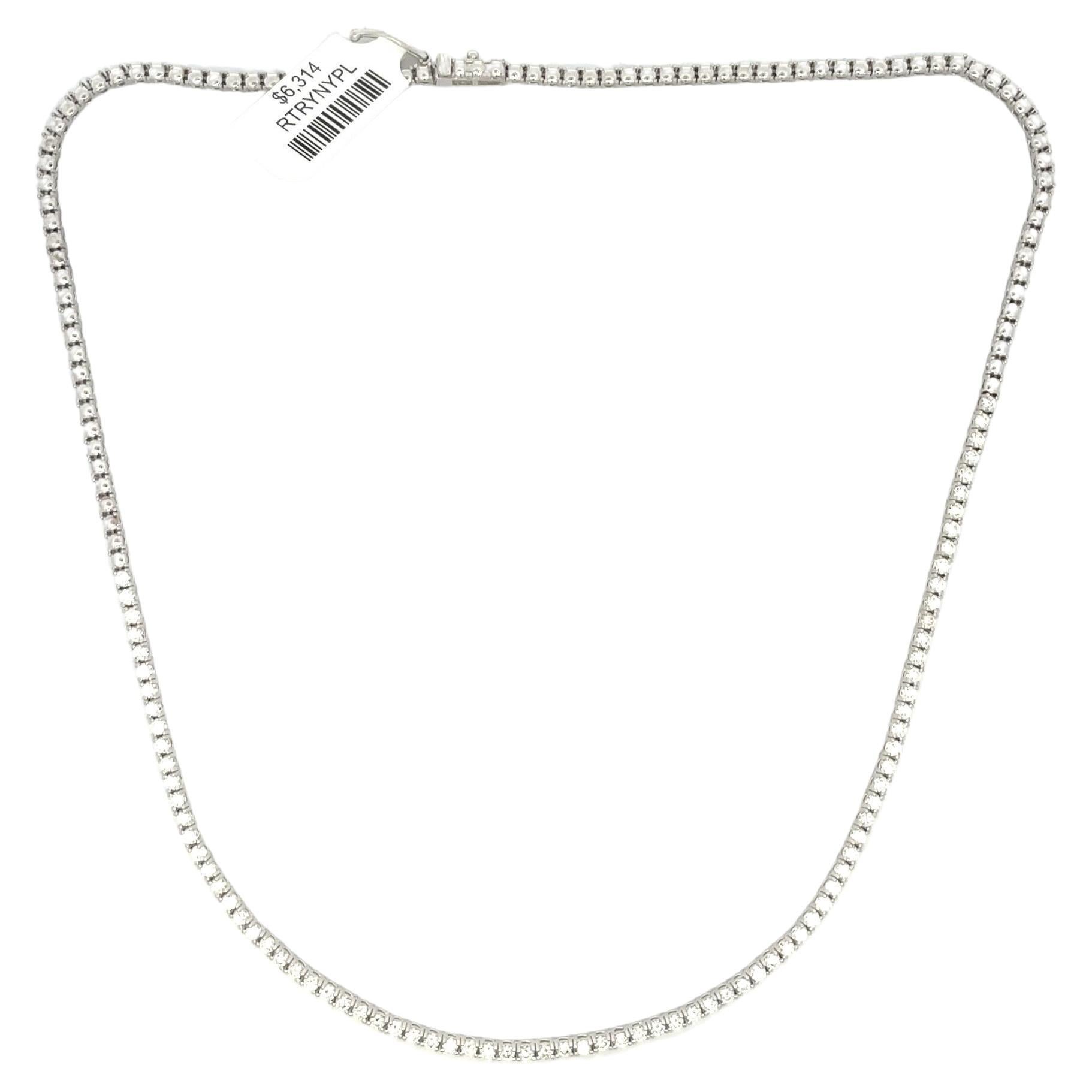 Superb Diamond Straight Line Necklace at 1stDibs | superb diamond ...