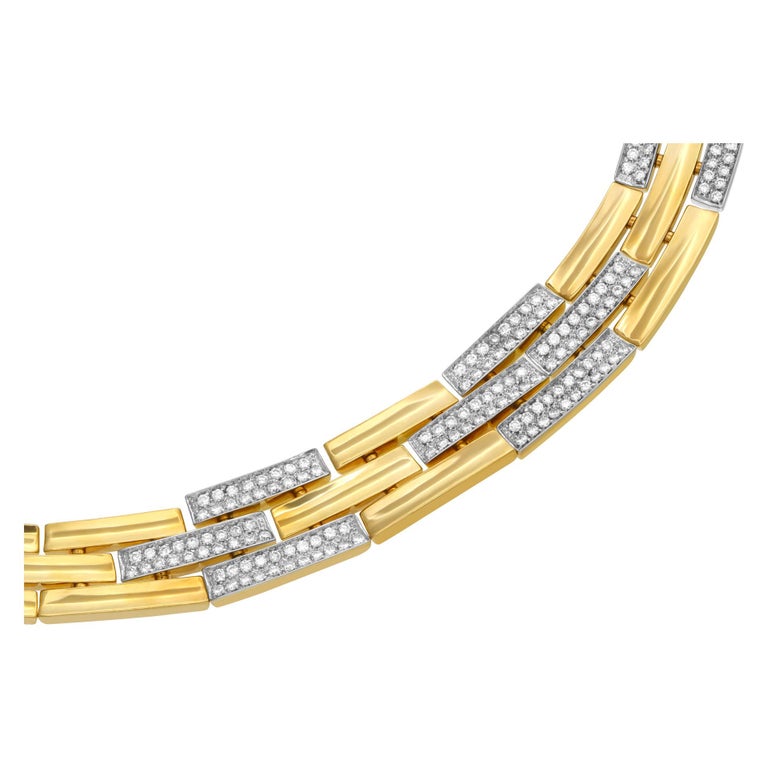 Diamond Link Necklace at 1stDibs