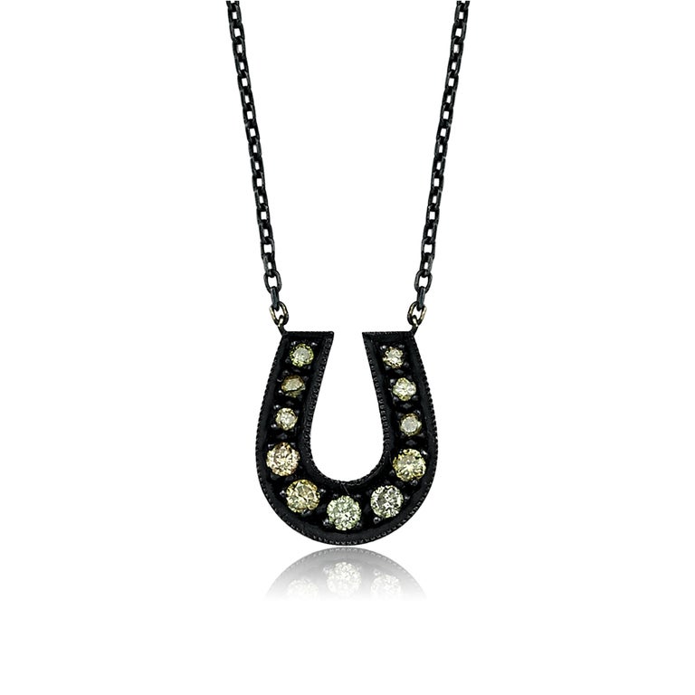 Diamond Luck Necklace For Sale at 1stDibs