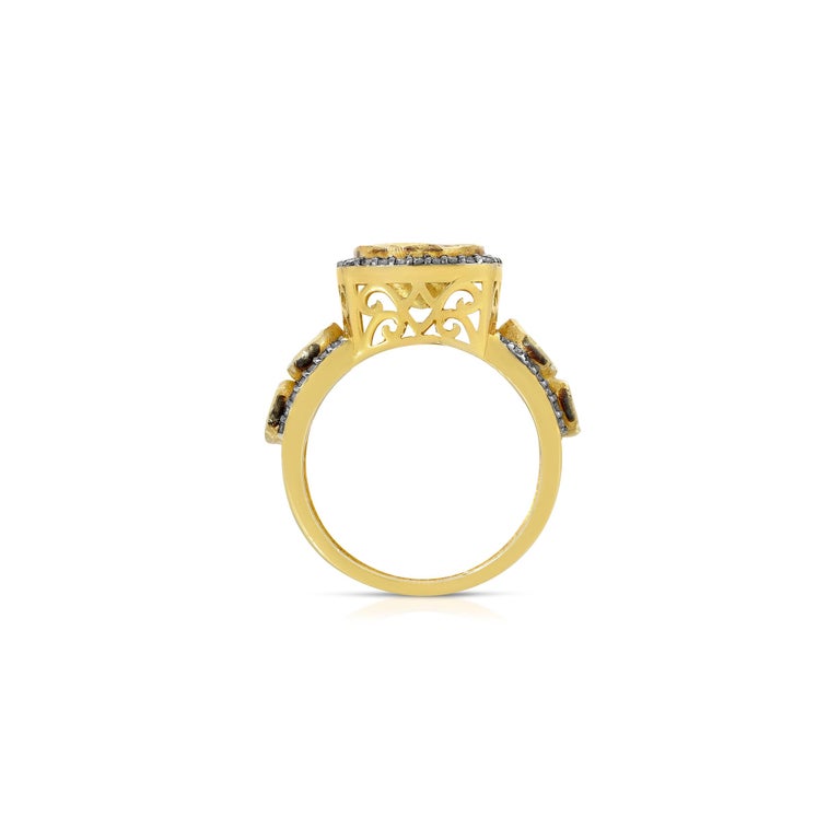 Diamond Maharani Cocktail Ring For Sale at 1stDibs