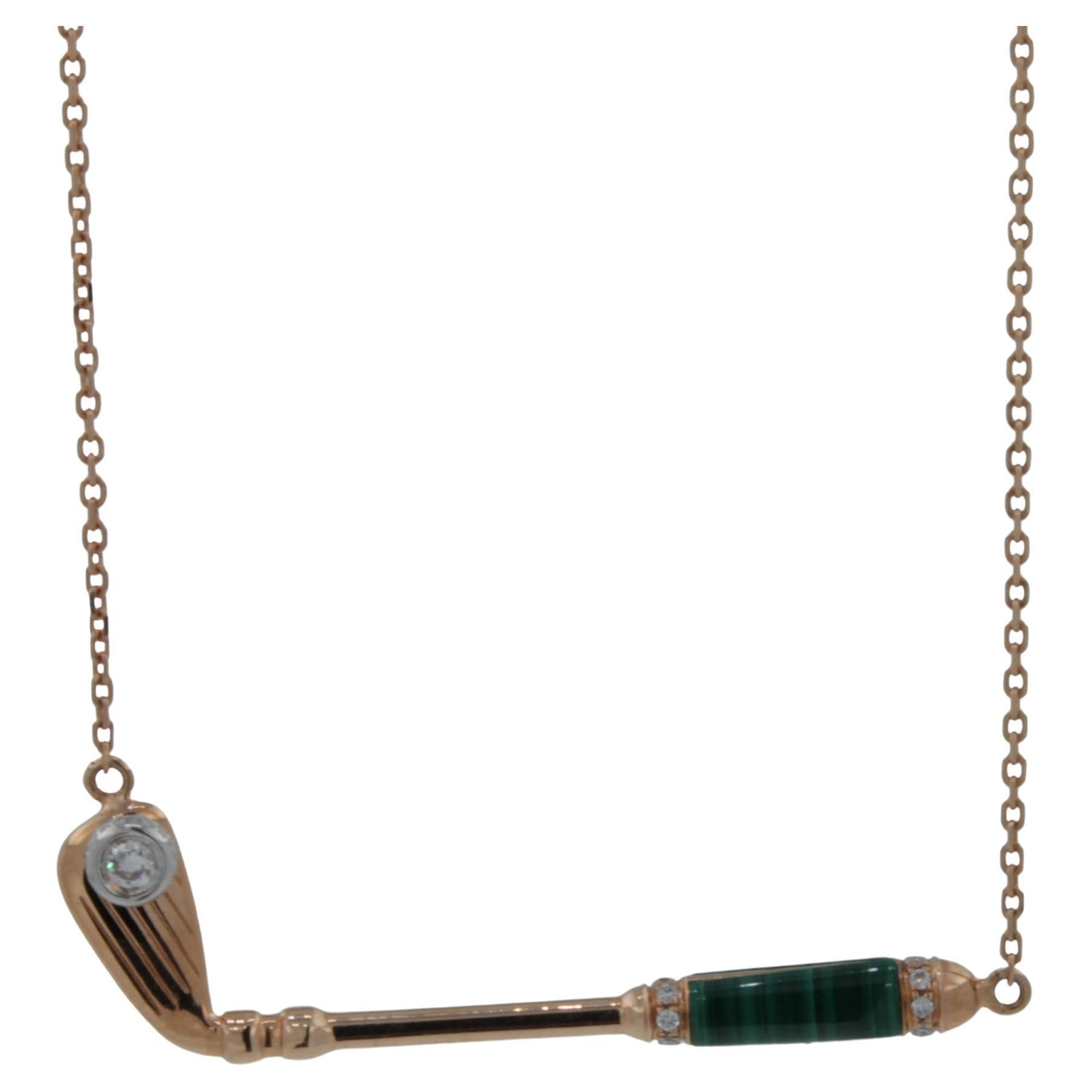 Eye Unisex Pendant Necklace 18 Karat Yellow Gold Green Malachite Ruby ...