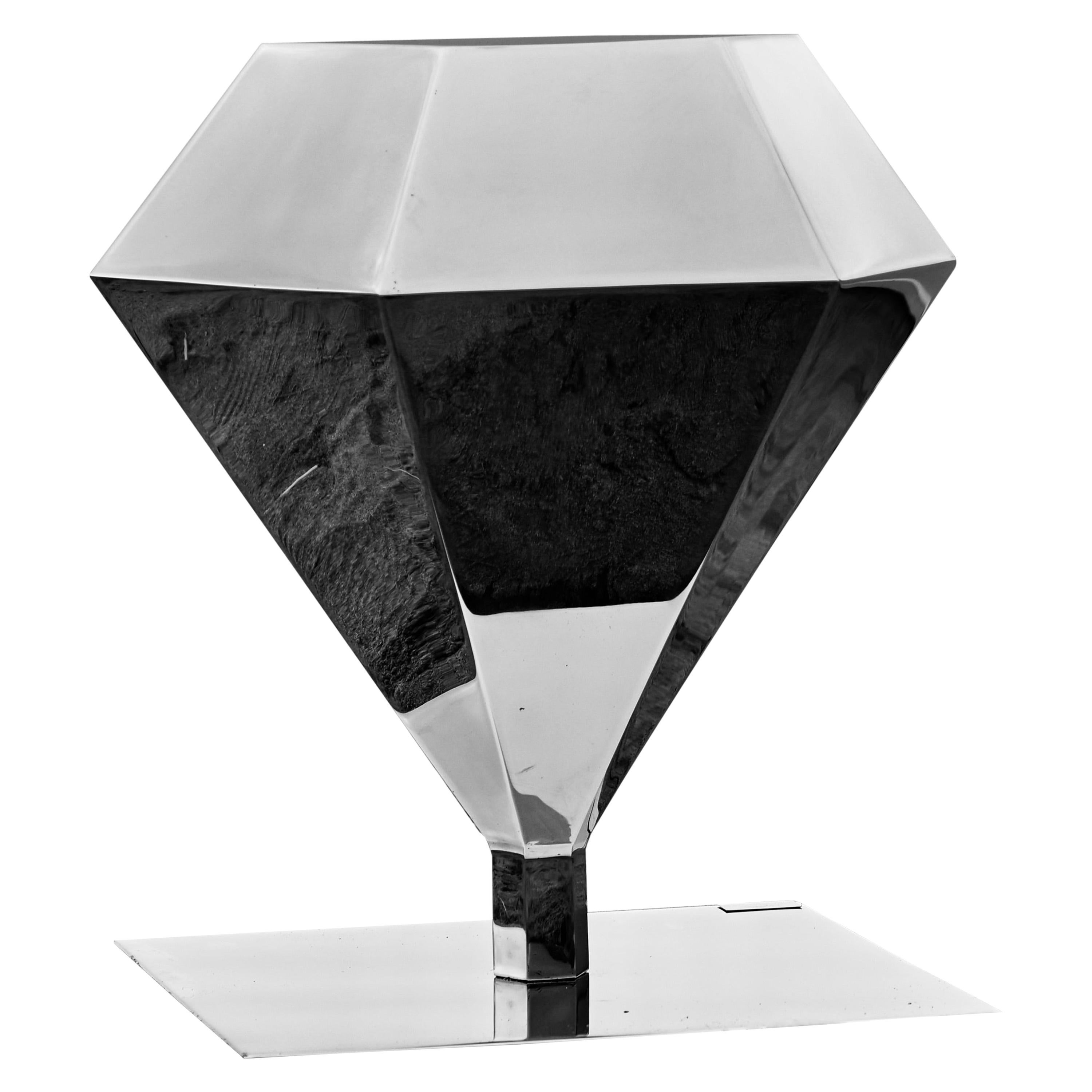 Diamond Burgundy Coffee Table For Sale at 1stDibs
