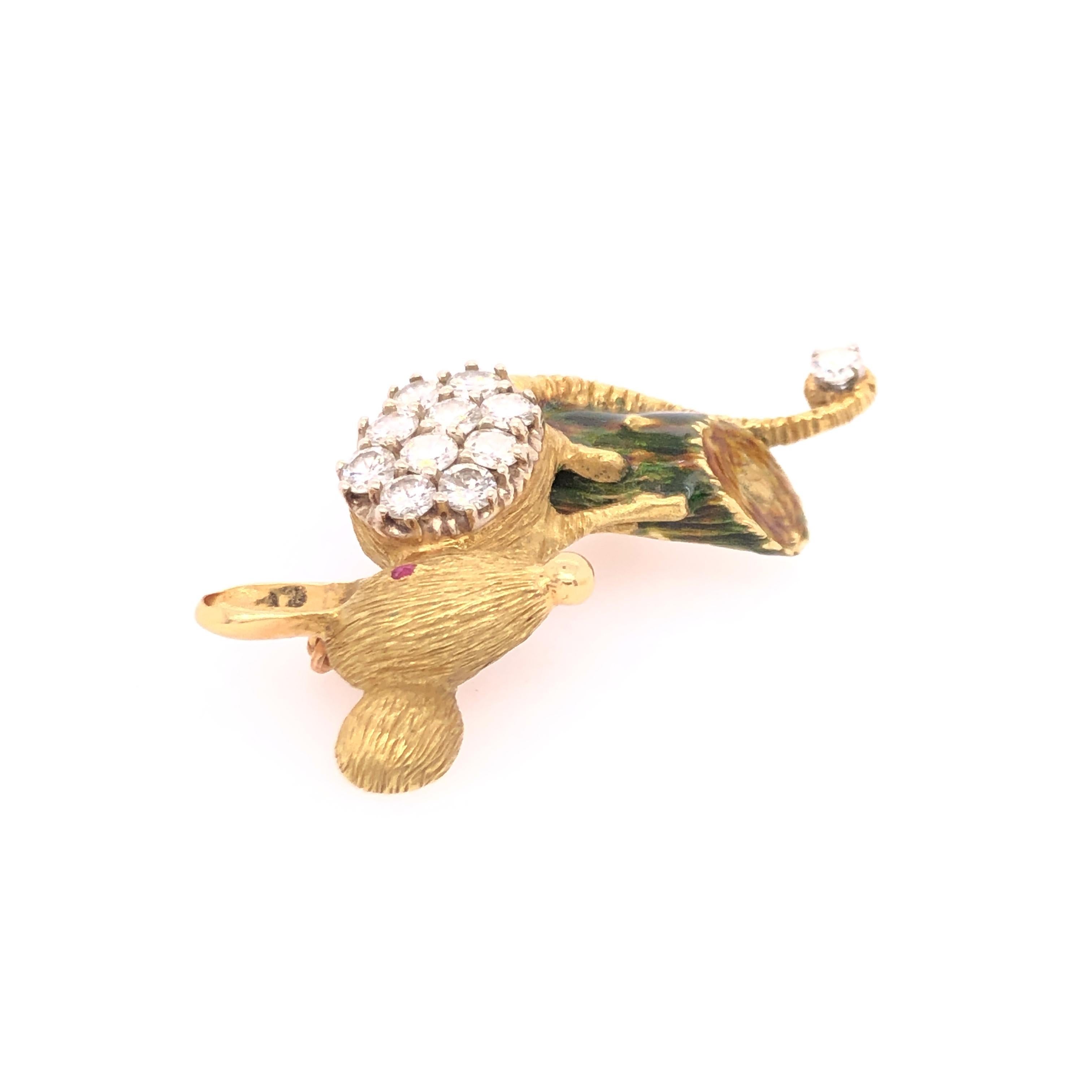 Diamond Mouse Pin at 1stDibs