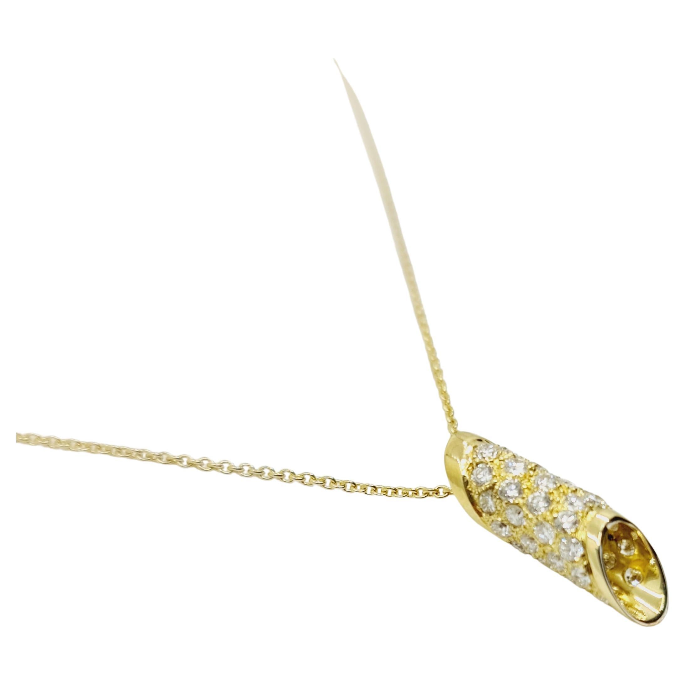 .70ct Natural Modified Cut Brilliant Diamond Solitaire Necklace 14k For ...