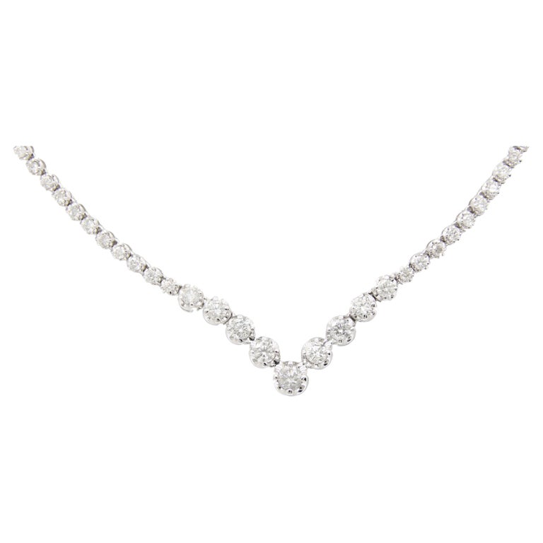 Diamond Necklace made with 3.06CTW of Diamonds For Sale at 1stDibs