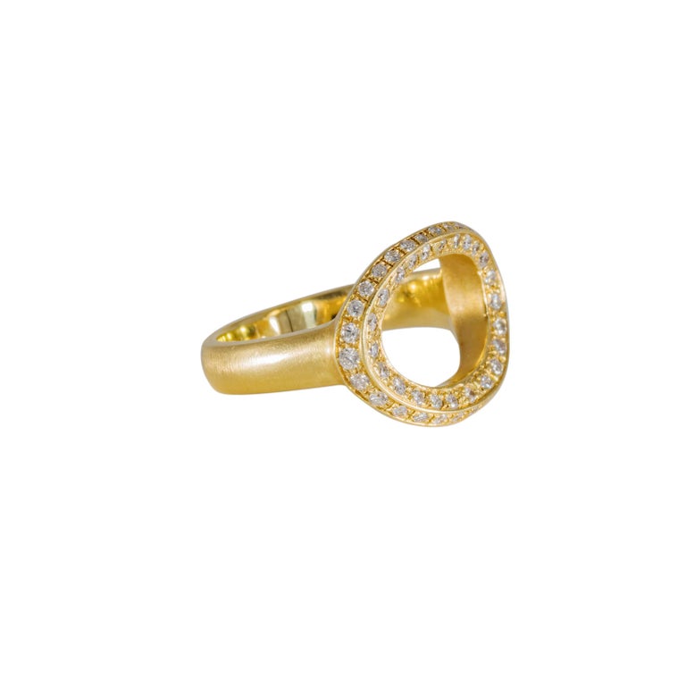 Diamond 'O' Ring For Sale (Free Shipping) at 1stDibs