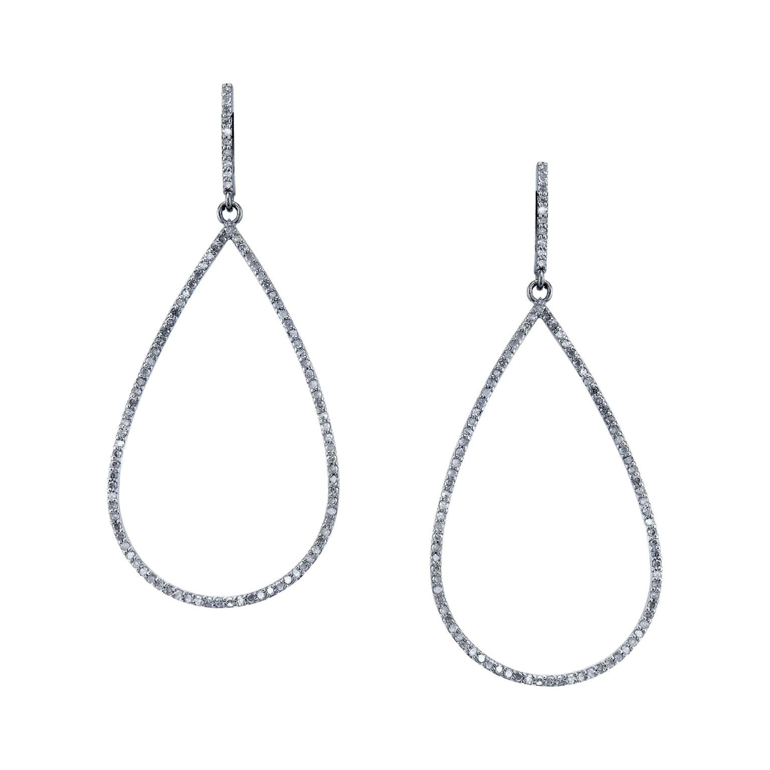 Diamond Spike Earrings For Sale at 1stDibs | rob lowe earring