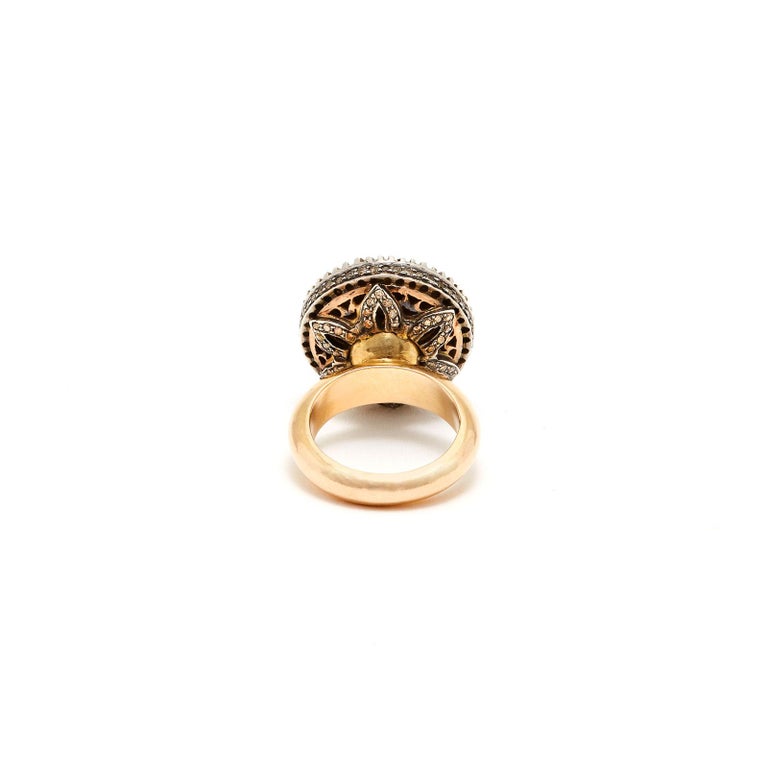 Diamond Opium Poppy Cocktail Ring at 1stDibs | opium ring