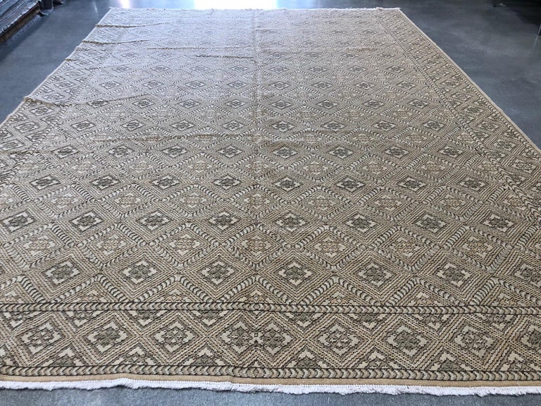 Diamond Pattern Rug For Sale at 1stDibs