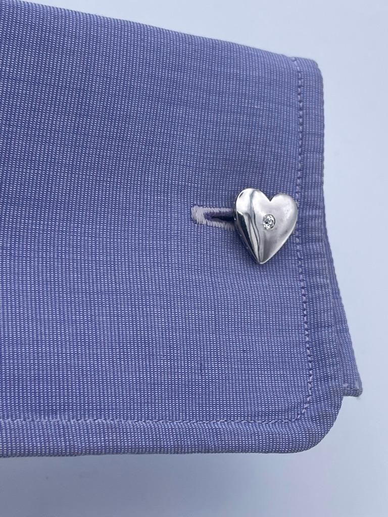 Diamond Platinum Card Suit Cufflinks For Sale (Free Shipping) at 1stDibs