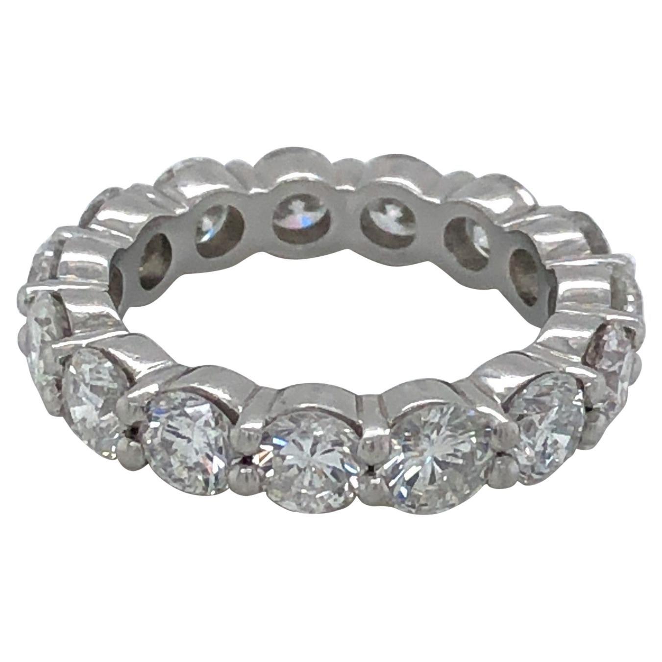 Art Deco 1930s Diamond Platinum Eternity Ring at 1stDibs | platinum ...