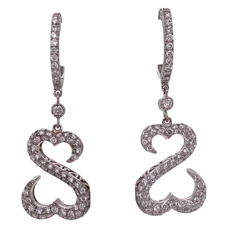 Jane Seymour Open Heart Earrings