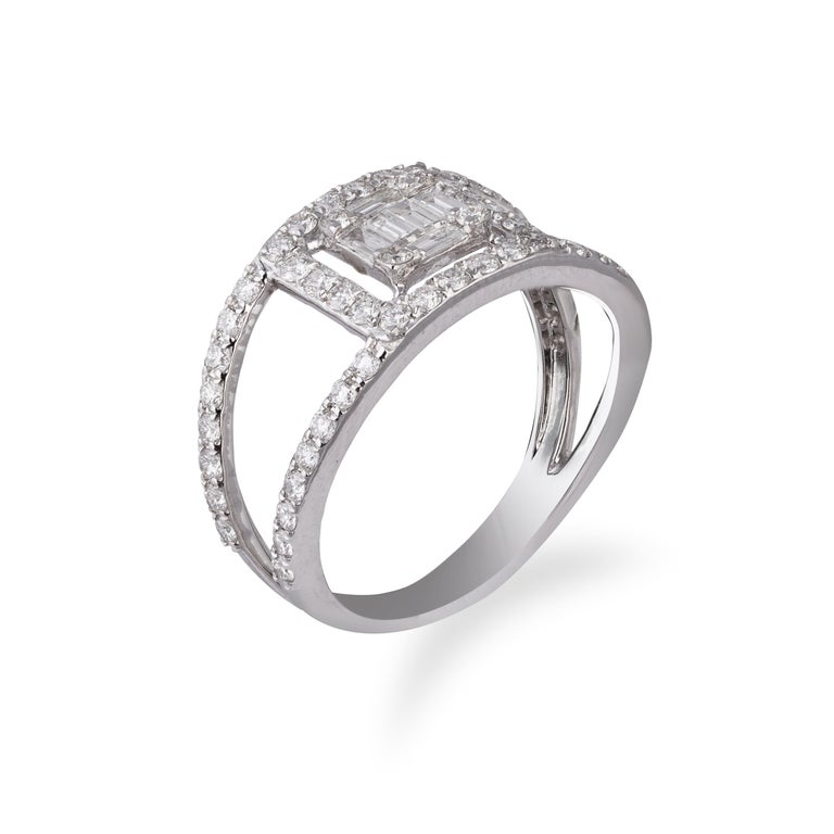 14k gold Diamond Ring For Sale at 1stDibs