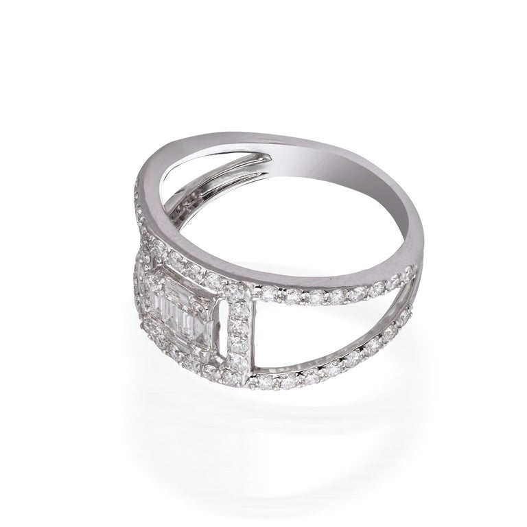 14k gold Diamond Ring For Sale at 1stDibs