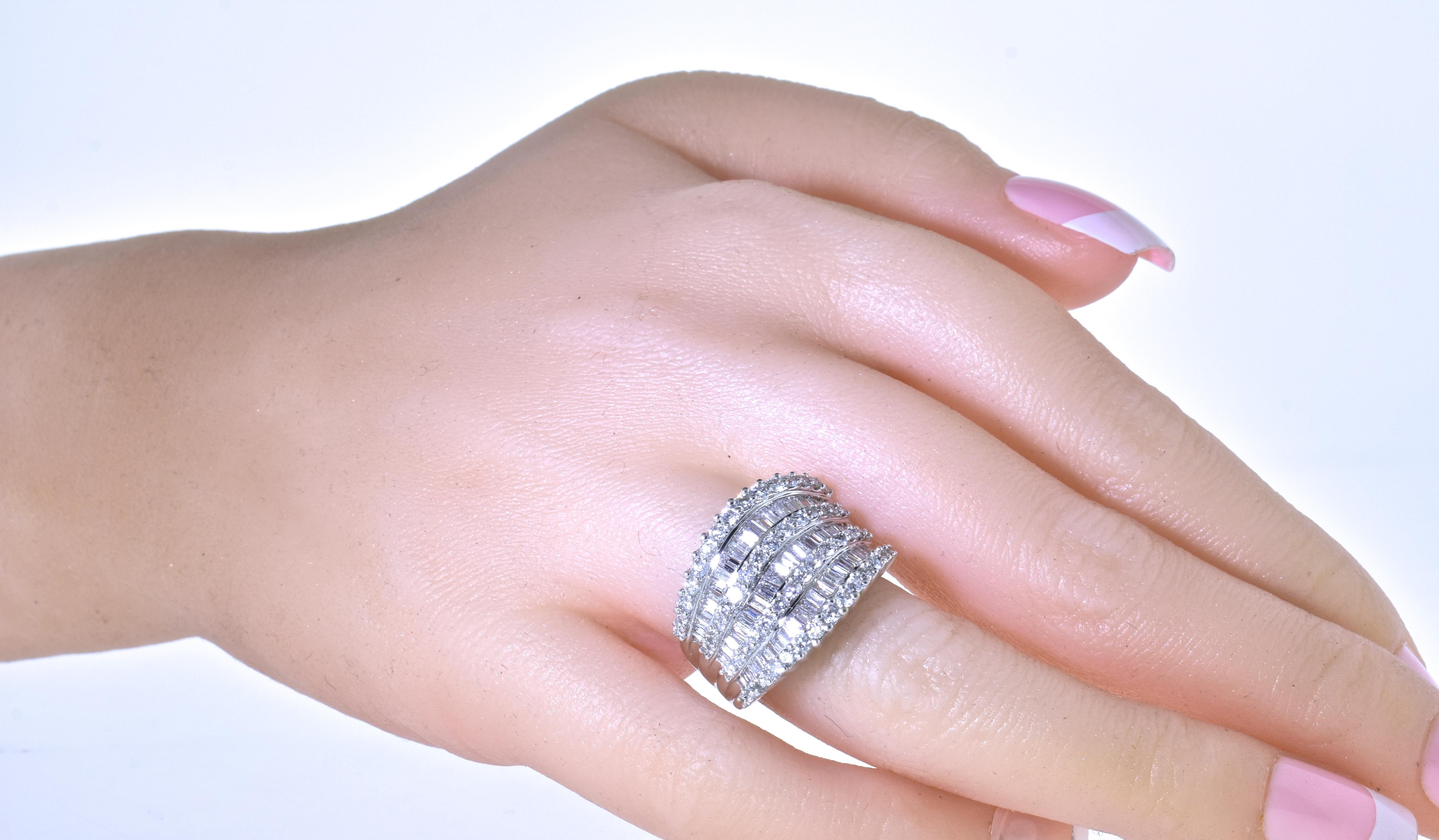 Diamond Ring of Modern Design at 1stDibs | modern design rings, ring ...